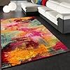 Amazon.com: Paco Home Area Rug Modern Artful Design in Multicolor, Size ...