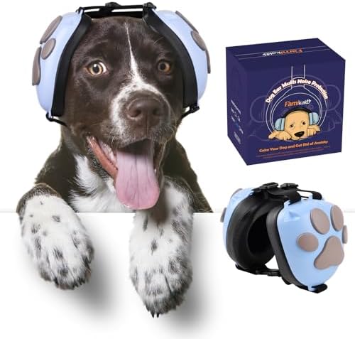 Amazon.com : Famikako Upgraded Dog Ear Muffs for Noise Protection ...