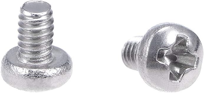 Amazon.com: uxcell M2x3mm Machine Screws Pan Phillips Cross Head Screw ...