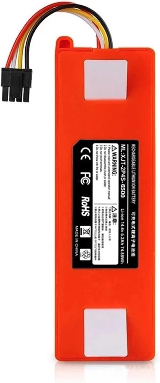 Amazon.com: BOLUW 14.4V 6500mAh Robotic Vacuum Cleaner Replacement ...