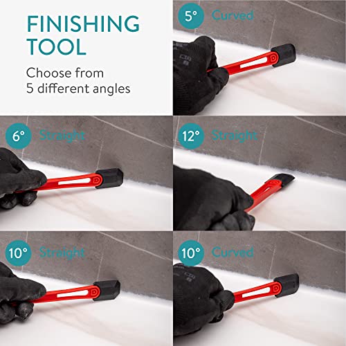 Navaris Silicone Remover Tool Kit – Grout Removal Scraper Tools and ...