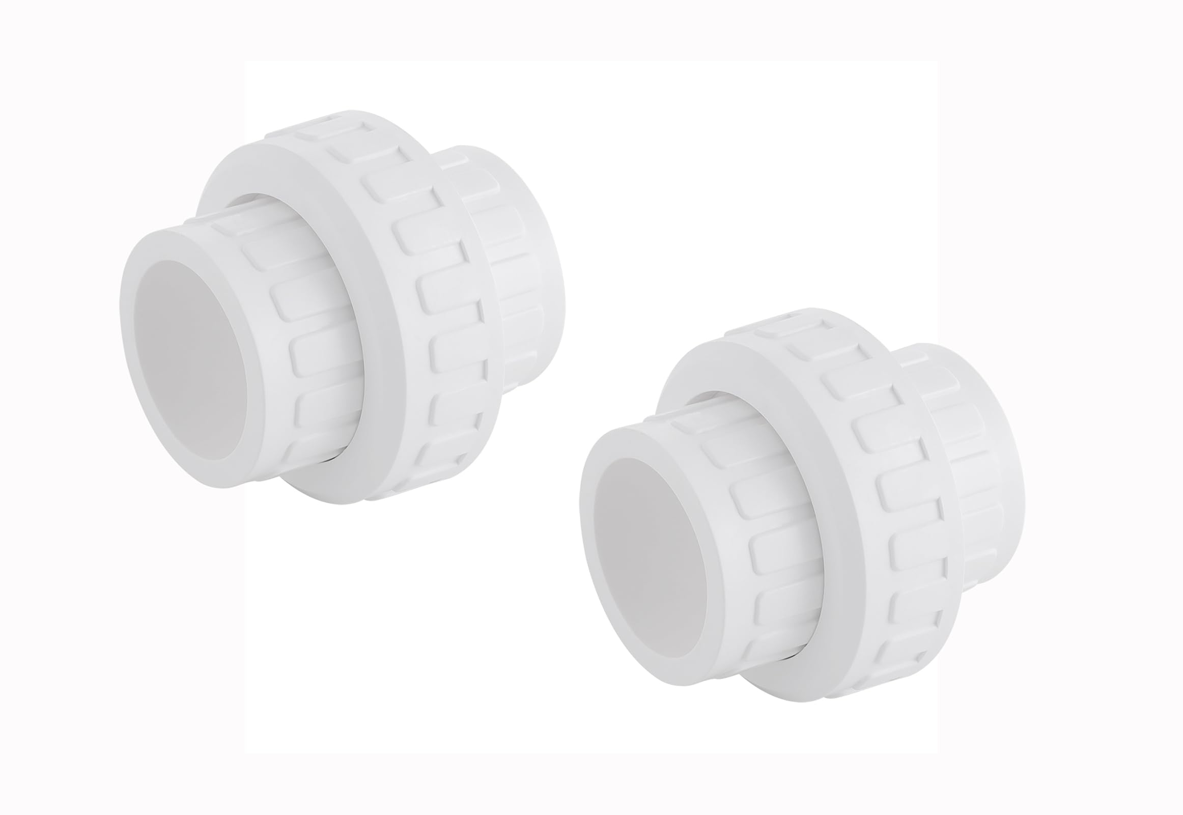 Amazon.com: Walkinginrain 2" PVC Union Coupling Pipe Fitting, PVC ...