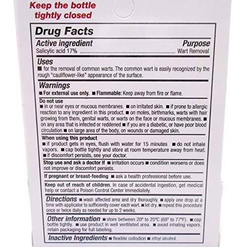 VERRUGUIN Skin Wart Remover Salicylic Acid 17% Removedor de Verrugas
