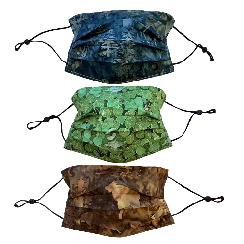 Pleated Red Thai Serrano Chili Pepper Face Mask, Mexican Posada Black ...