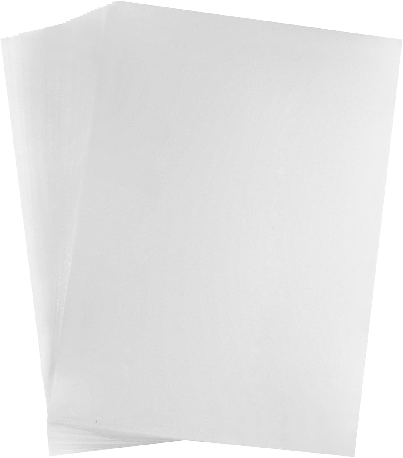 QWORK 50 PCS A4 Inkjet Transparency Film Waterproof Transparent ...