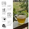Buy MARKQUES Teaware Glass Cup for Green Tea, Herbal Tea, Coffee ...