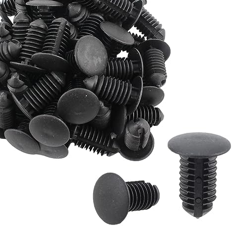 Amazon.com: GoaMotors 50pcs Trim Panel Retainer Clip Black Nylon Push ...