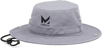 MISSION Cooling Bucket Hat - Unisex Wide-Brim Hat for Men & Women ...