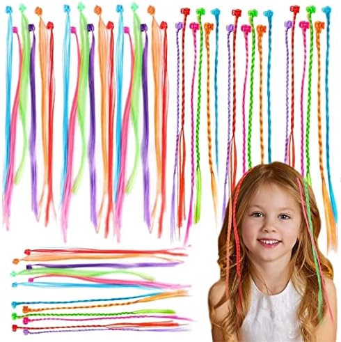Amazon.com : Bekecidi 48 Pack Hair Accessories for Girls, Colored Hair ...