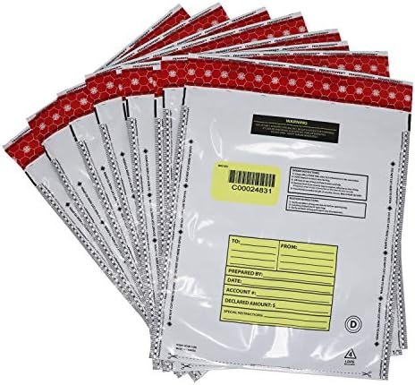 Amazon.com : ZMYBCPACK 100 Pack Clear FREEZFraud Deposit Bags, Tamper ...