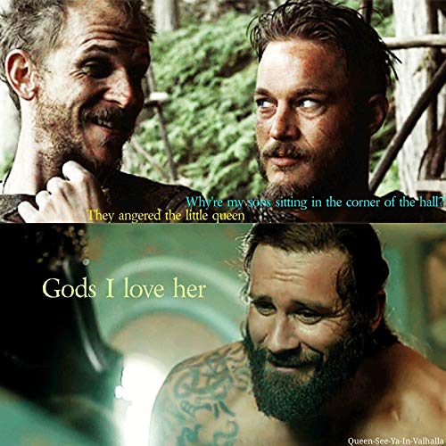 Vikings Ragnar Lagertha (TV Series) Poster Matte Finish Paper Print 12 ...