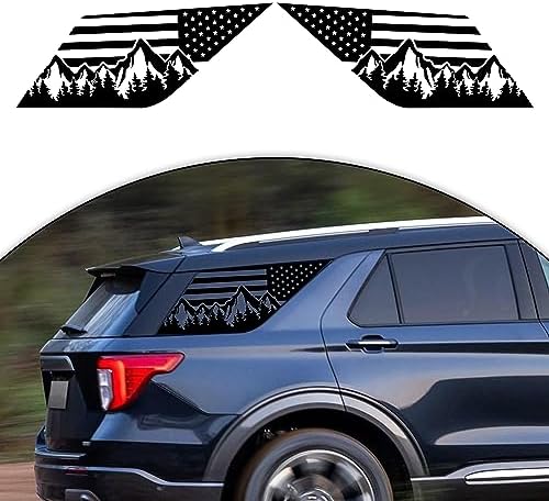 Amazon.com: Zhizhong Rear Side Quarter Window Decals for Ford Explorer ...