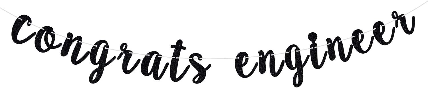 Amazon.com: Look at You Becoming an Engineer Banner, Congrats Grad/You ...