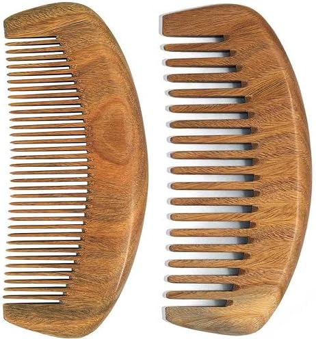 Amazon.com : Breezelike Wooden Hair Comb - Fine Tooth Wood Comb for ...
