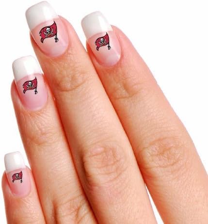 Amazon.com: NFL Tampa Bay Buccaneers 4-Pack Temporary Nail Tattoos ...