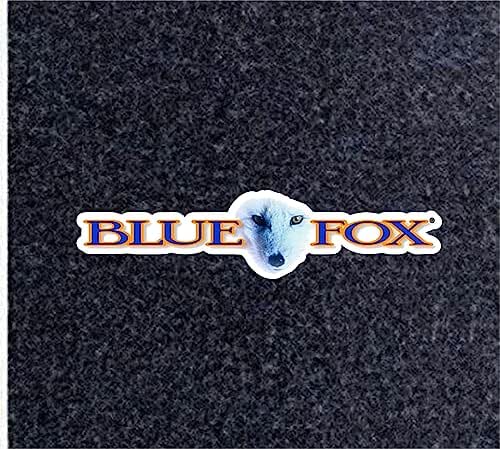 Amazon.com: BLUE FOX LURES BAIT BASS FISHING BOAT CARPET DECALS ...