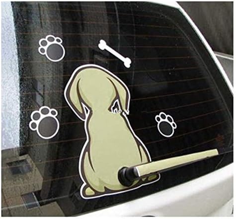 Amazon.com: Fochutech Car Auto Body Sticker Dog Wags Tail Rear ...