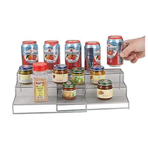 Mind Reader 3단 메탈 메쉬 주방 수납 정리대 57% 할인 후 7.24불 - MODUBA