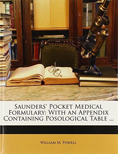 『Saunders' Pocket Medical Formulary: With an Appendix - 読書メーター