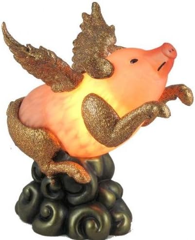 Pretty Flying Pig Table Lamp-1603 - Table Lamp Tiffany Style - Amazon.com