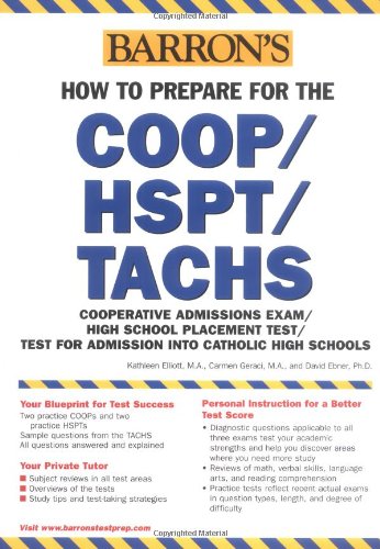 Amazon.com: How to Prepare for the COOP/HSPT/TACHS (Barron's How to ...