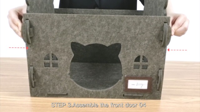Watch Instructions for the installation of the cat house on Amazon Live