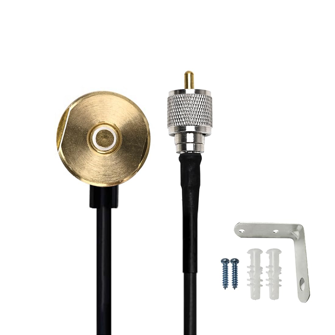 Amazon.com: Antenna Cable with NMO Connector and UHF (PL-259 Plug) 20FT ...