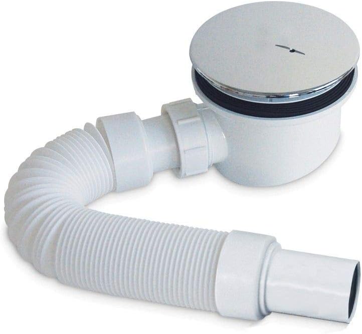 Wirquin Extra Flat Slim Low Shower Drain Profile 4 cm Trap 90 mm ...