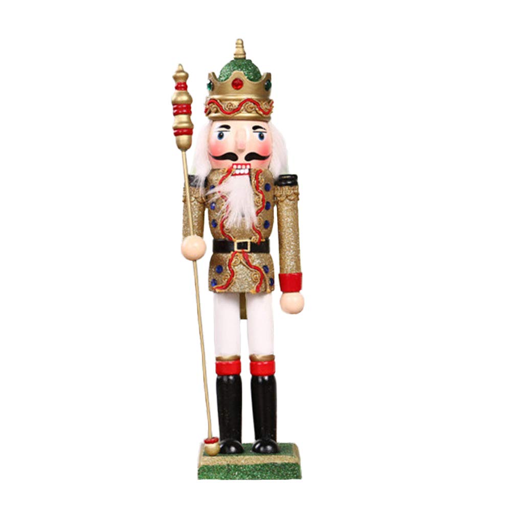 Amazon.com: ZaH 12 Inch Christmas Nutcracker Toys Wooden Nutcracker ...