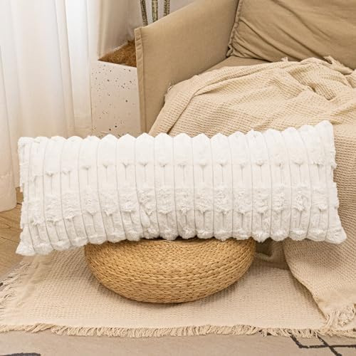 Amazon.com: Fancy Homi Dusty Blue Long Body Lumbar Decorative Throw ...