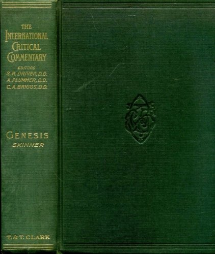 Amazon.com: Genesis: A Critical and Exegetical Commentary: John Skinner ...