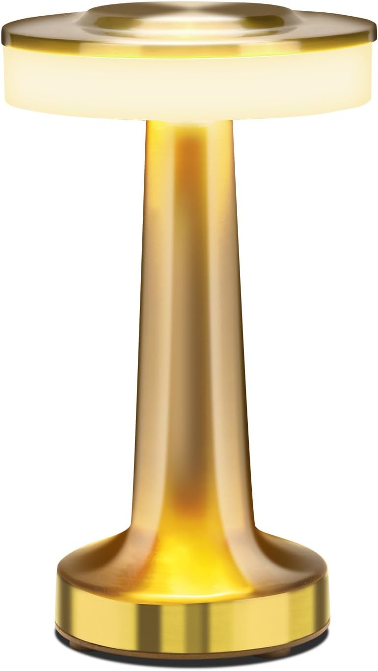 pearlstar Portable LED Table Lamp with Touch Sensor,3-Levels Brightness ...