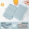 Amazon.com: WIBIMEN Mini Ice Cube Trays, Small Tiny Round Pebble Crushed Nugget Ice Trays for ...