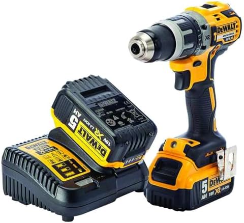 DEWALT DCD796P1-GB XR Brushless Compact Lithium-Ion Combi Drill, 18 V ...