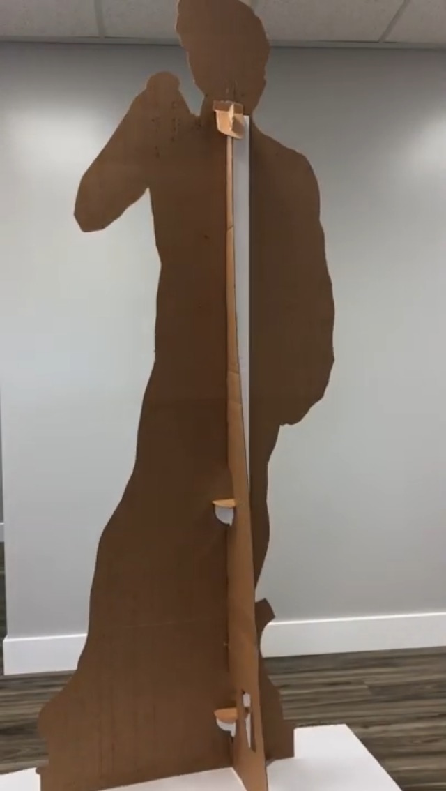 Watch Advanced Graphics Statue of David Cardboard Cutout on Amazon Live