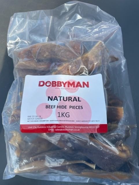 Stockbull Beef Hide Pieces - 1KG : Amazon.co.uk: Pet Supplies