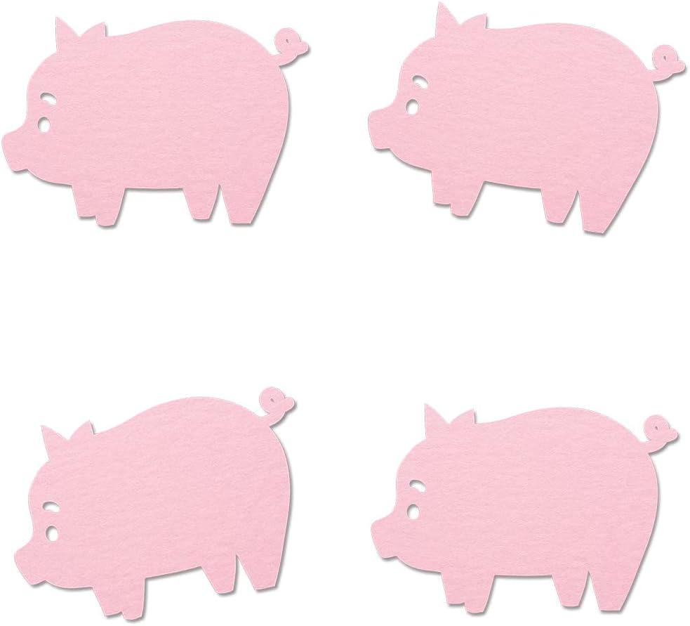 Amazon.com: Pig Cut-outs, 12-Pack Table Topper Double-sided Birthday ...