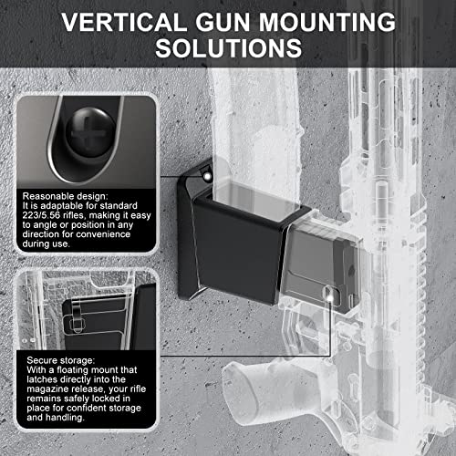 Snapklik.com : LULACOOL Vertical Gun Wall Mount,Gun Rack For Standard ...