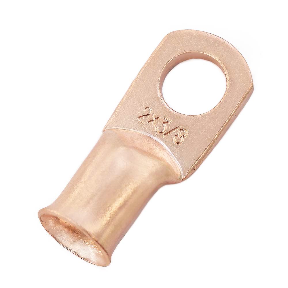 Buy 2 AWG 3/8" Stud (10 pcs.), Heavy Duty Battery Ring Terminal, 2 ...