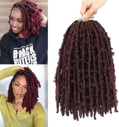 Amazon.com : 12 Inch 1b/900 Butterfly Locs Crochet Hair 6 Packs Pre ...