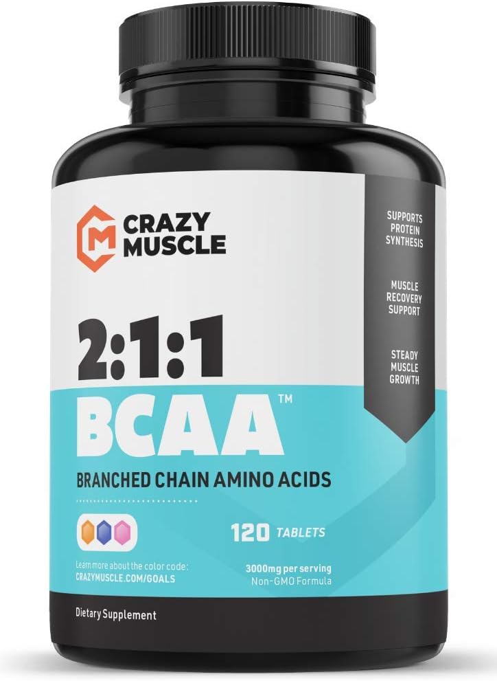 Amazon.com: Carlyle BCAA Amino Acids Capsules | 2000mg | 400 BCAA ...