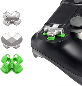 Amazon.com: eXtremeRate Magnetic Metal Buttons for PS4 Controller ...