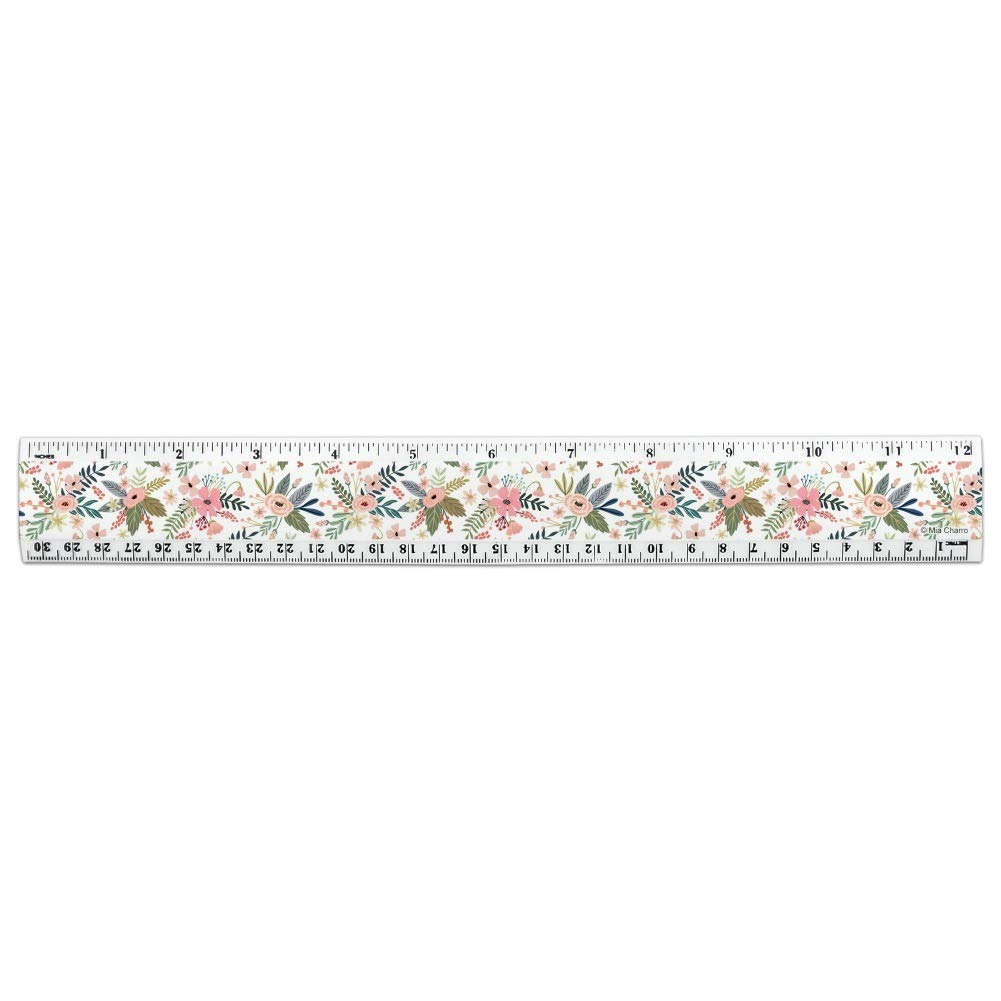 Amazon.com : Flowers in a French Garden 12 Inch Standard and Metric ...