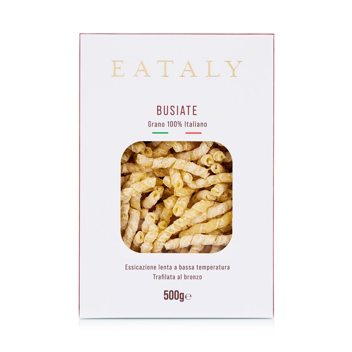 Amazon.com : Eataly Italian Busiate Pasta Noodles - 500g (17 oz.) Box ...