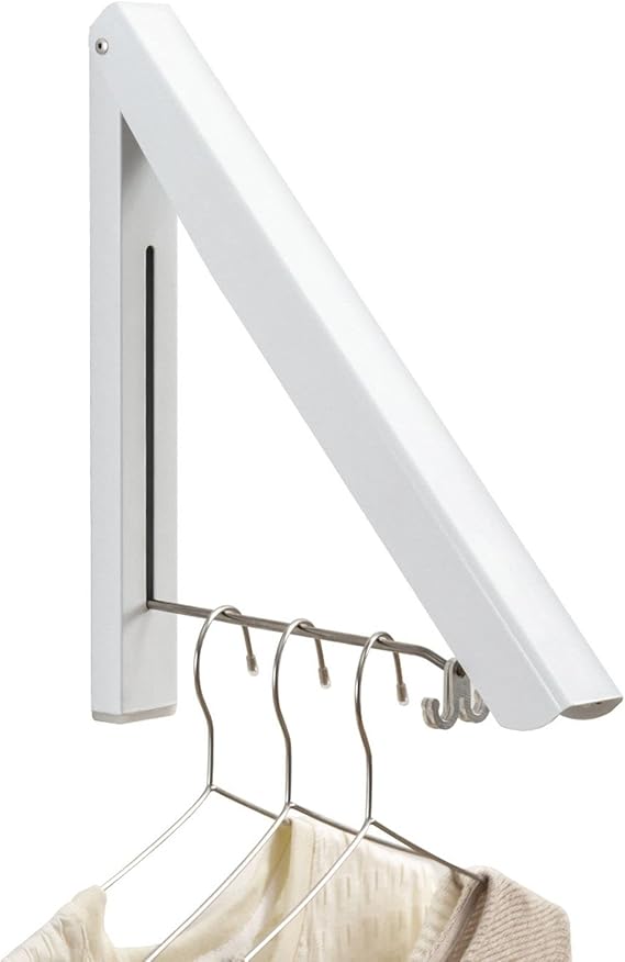 Amazon.com: Ainpota Triangle Clothes Drying Rack White Laundry Drying ...