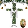 Amazon.com: Cross Shaped Christmas Tree, Christmas Tree Shaped Like a ...