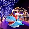 Amazon.com: 8FT L Christmas Inflatables Outdoor Decoration,5.3FT H ...
