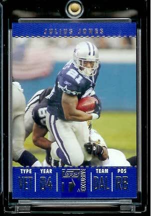 2007 Topps TX Exclusive #37 Julius Jones - Super Premium NFL Football ...