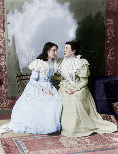 Helen Keller And Anne Sullivan In Color