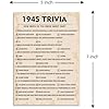 Amazon.com: 80th Birthday Party Games, 1945 Trivia Games, Birthday ...